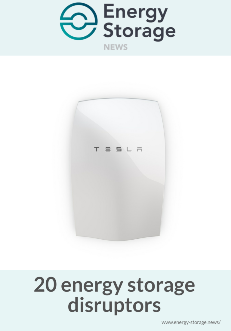 20 Energy Storage Disruptors - Energy-Storage.News