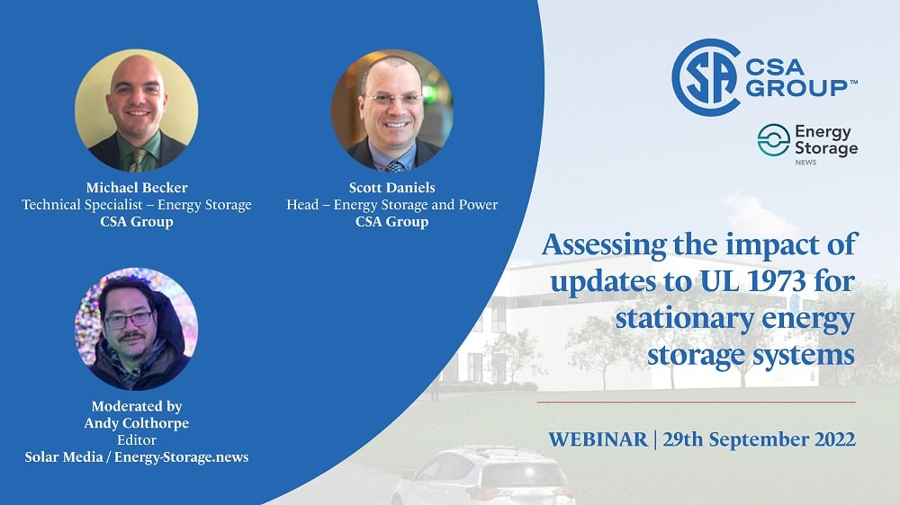 Video: What UL 1973 updates mean for ESS manufacturers