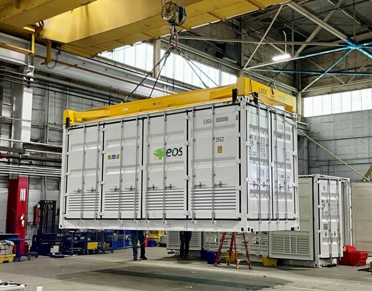 Zinc battery player Eos says 2022 revenues will come in next year