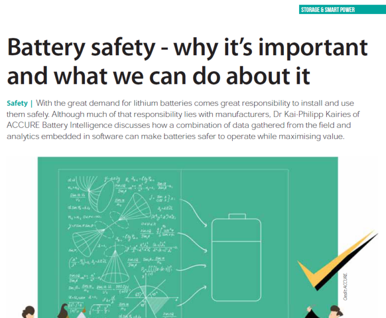 Battery safety - why it’s important and what we can do about it ...