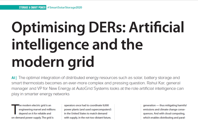Optimising DERs: Artificial intelligence and the modern grid - Energy ...