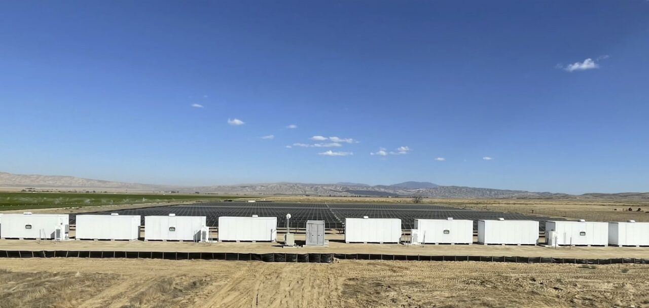 The Cuyama BESS in California. Image: B2U Storage Solutions, Inc.