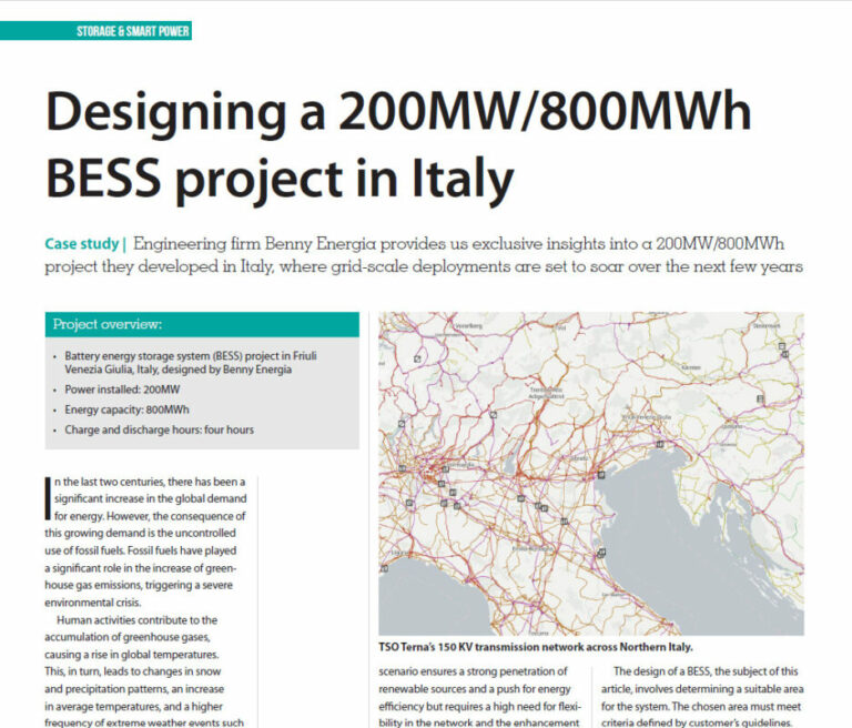 Designing a 200MW/800MWh BESS project in Italy - Energy-Storage.News