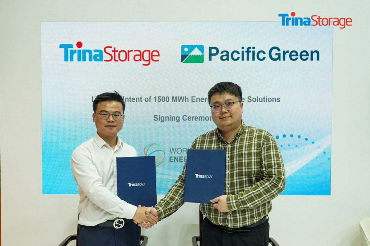 Trina Storage to supply 1,500MWh battery storage to Pacific Green’s ...