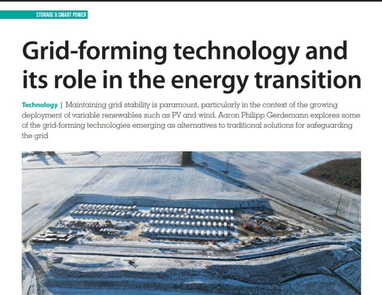 Grid-forming technology and its role in the energy transition - Energy ...