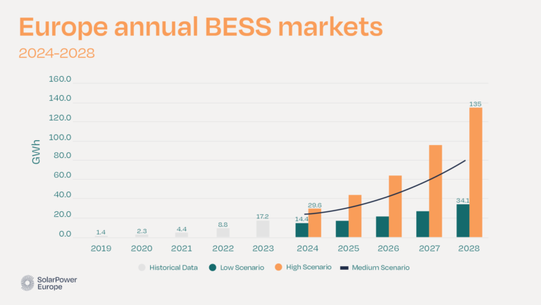 Europe’s battery storage deployments doubled in 2023, policymakers must ...