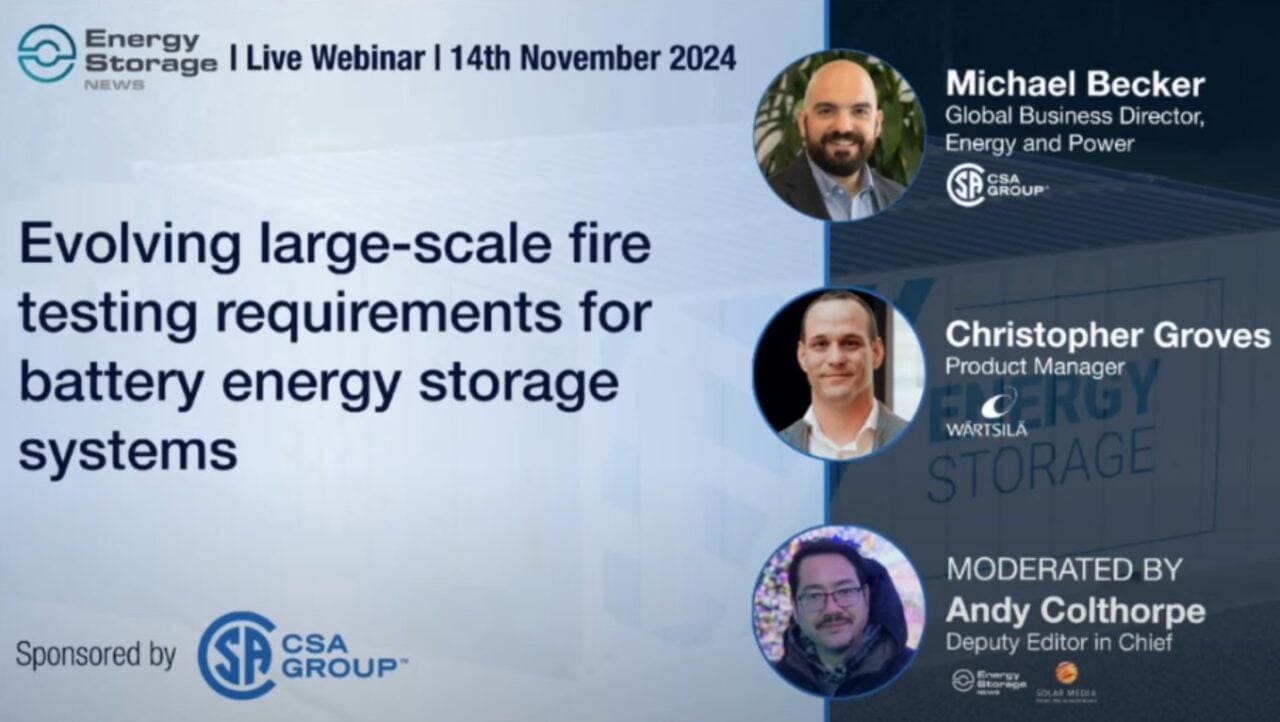 VIDEO: Evolving large-scale fire testing requirements for battery ...