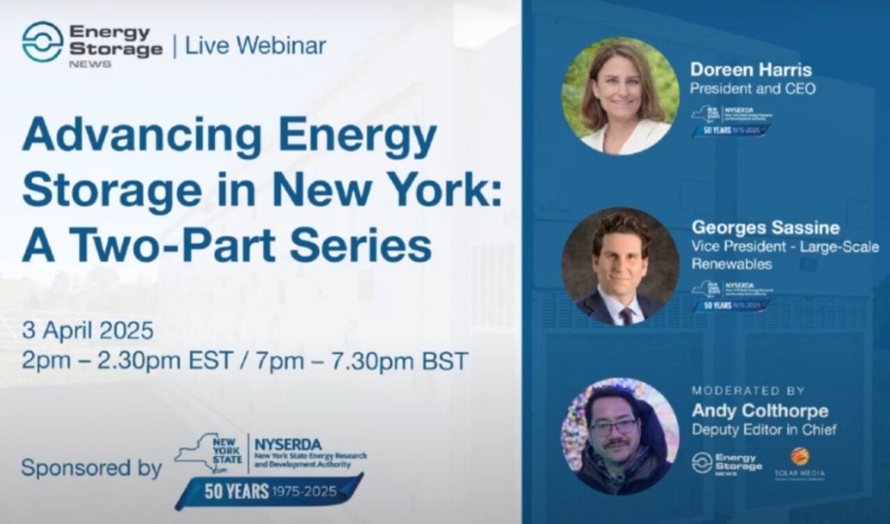 VIDEO: Advancing energy storage in New York, with NYSERDA - Energy ...