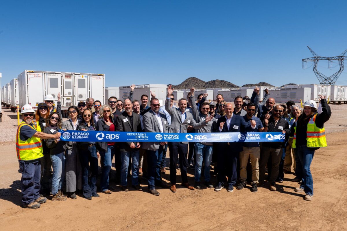 Recurrent Energy’s 1,200MWh Arizona BESS reaches operations - Energy ...