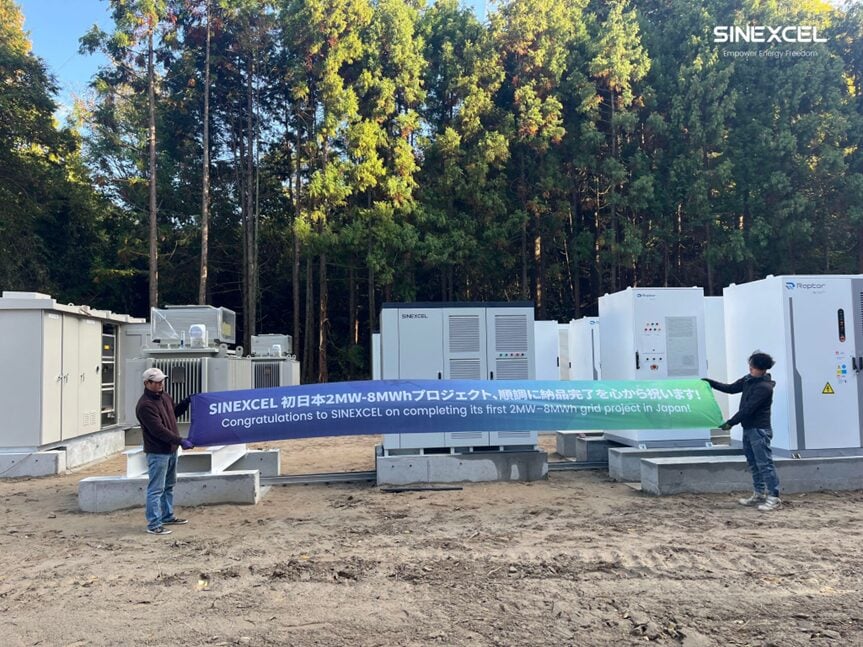SINEXCEL completes installation of first utility-scale energy storage ...